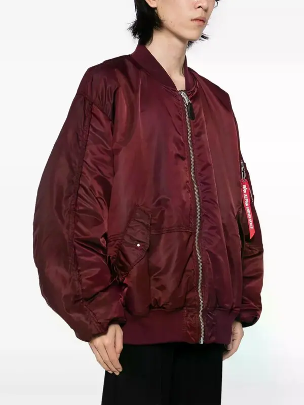 MASTERMIND WORLD X Alpha Industries Ma-1 Bomber Jacket - Red