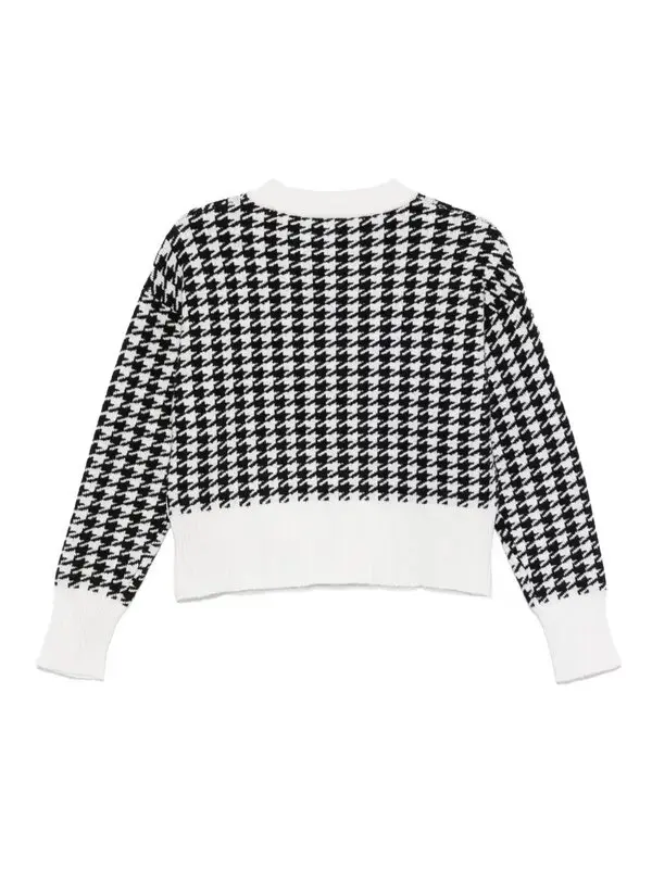 Hugo Houndstooth Intarsia Knit Sweater