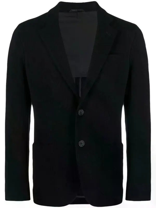 Giorgio Armani Single-breasted Herringbone Blazer