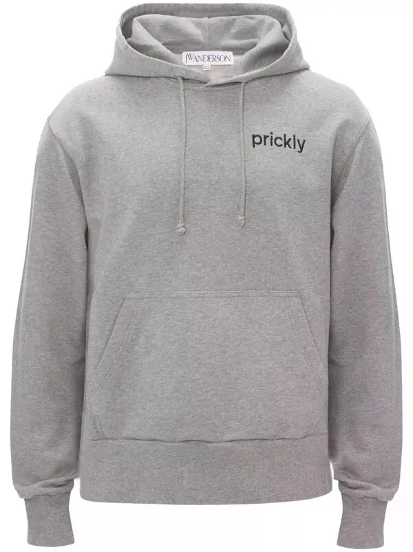 JW Anderson Prickly Slogan-print Hoodie