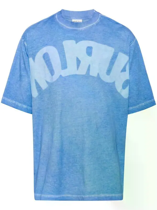 COUNTY OF MILAN Graphic Print T-shirt - Blue