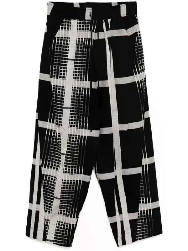 JULIUS Cotton Pants - Black
