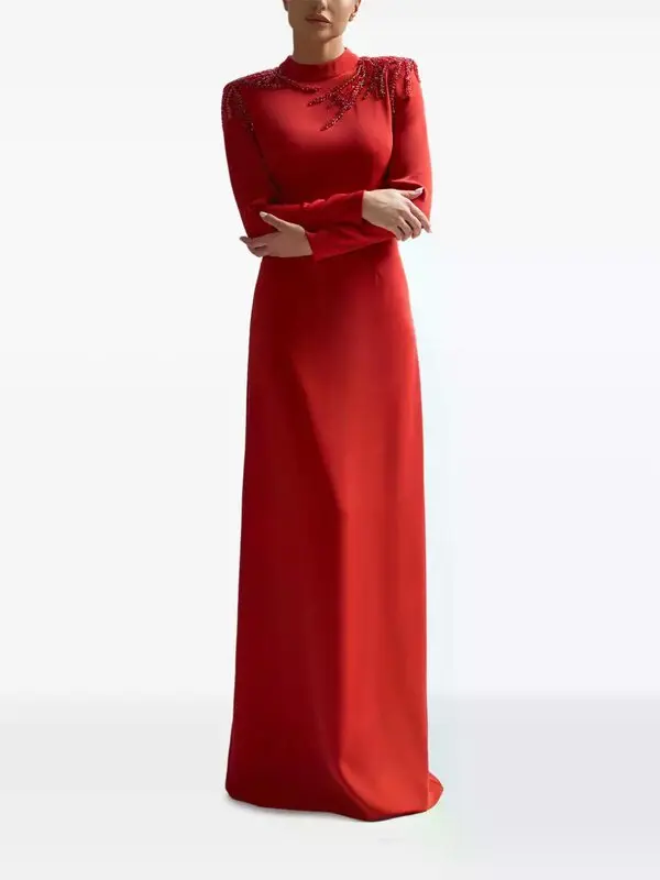 CRISTALLINI Nemesis Maxi Dress - Red