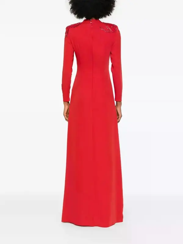CRISTALLINI Nemesis Maxi Dress - Red