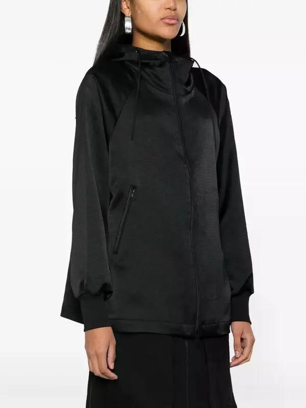 Y3 Textured Zip Hoodie