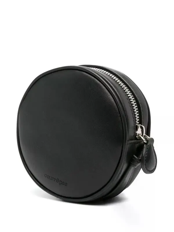 COURREGES Reedition Circle Cross Body Bag - Black