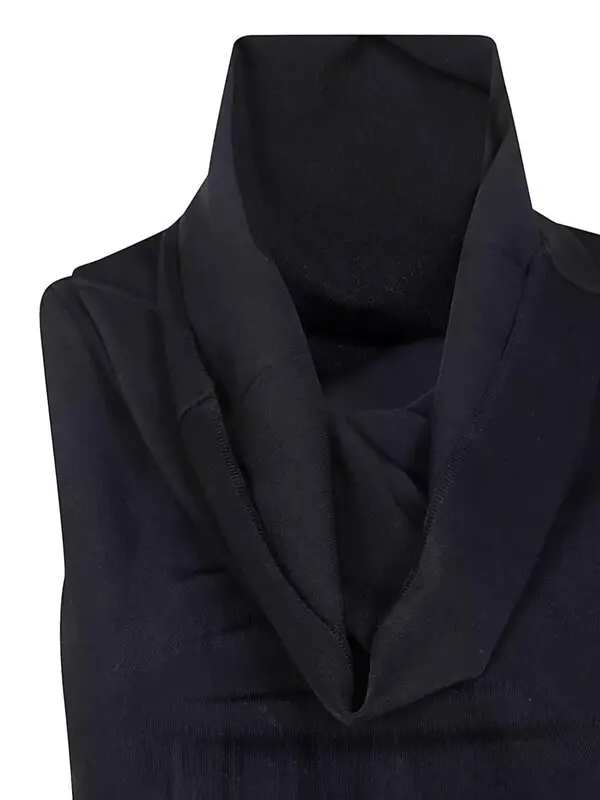 NUUR Cowl Neck Sleeveless Cropped Top