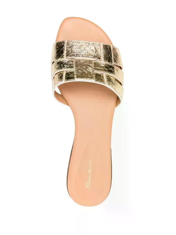 Santoni Open-toe Flat Slides