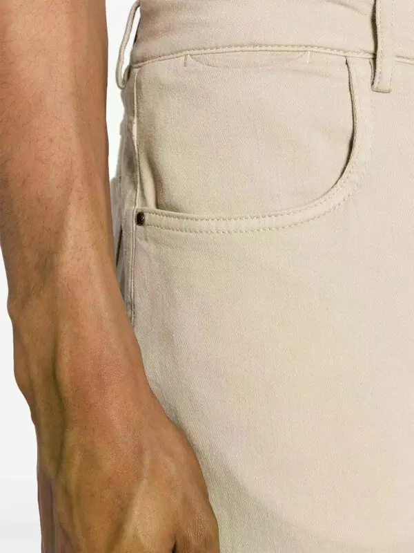 Canali Mid-rise Slim Trousers - Neutrals