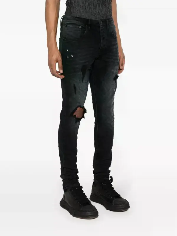 PURPLE BRAND Mid-rise Skinny Jeans