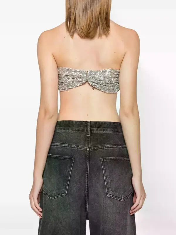 Giuseppe Di Morabito Crystal-embellished Bralette Top