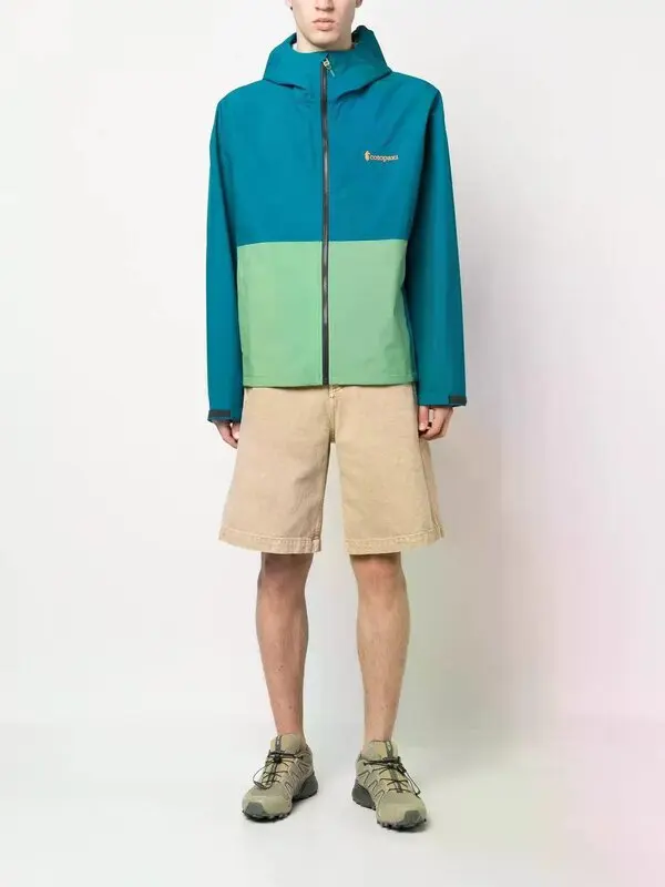 COTOPAXI Colour-block Zip-up Hooded Jacket