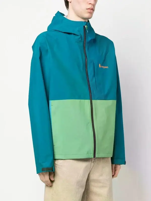 COTOPAXI Colour-block Zip-up Hooded Jacket