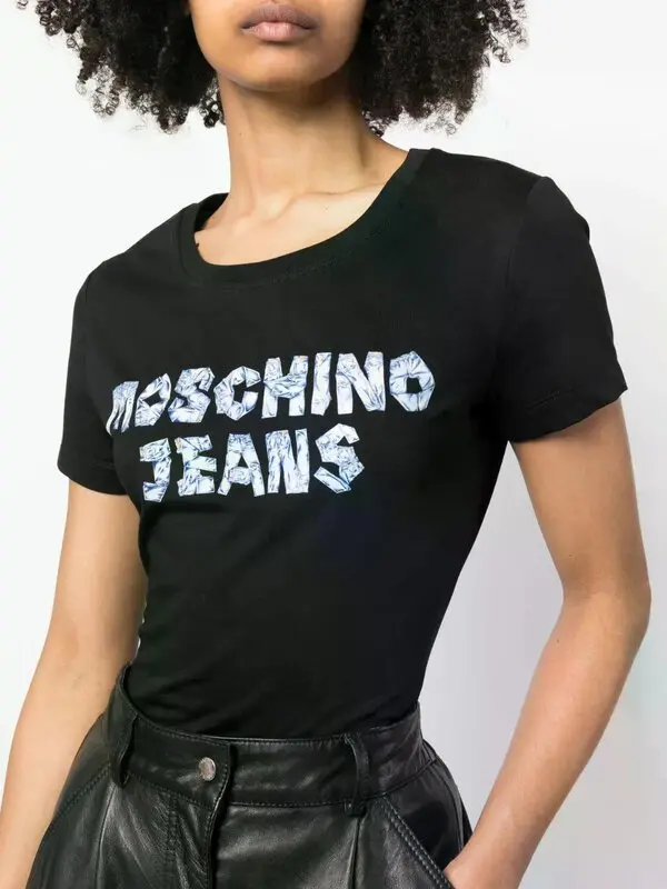 Moschino Logo Print Cotton T-shirt