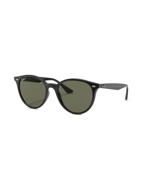Ray-ban Rb4305 Round Frame Sunglasses - Black