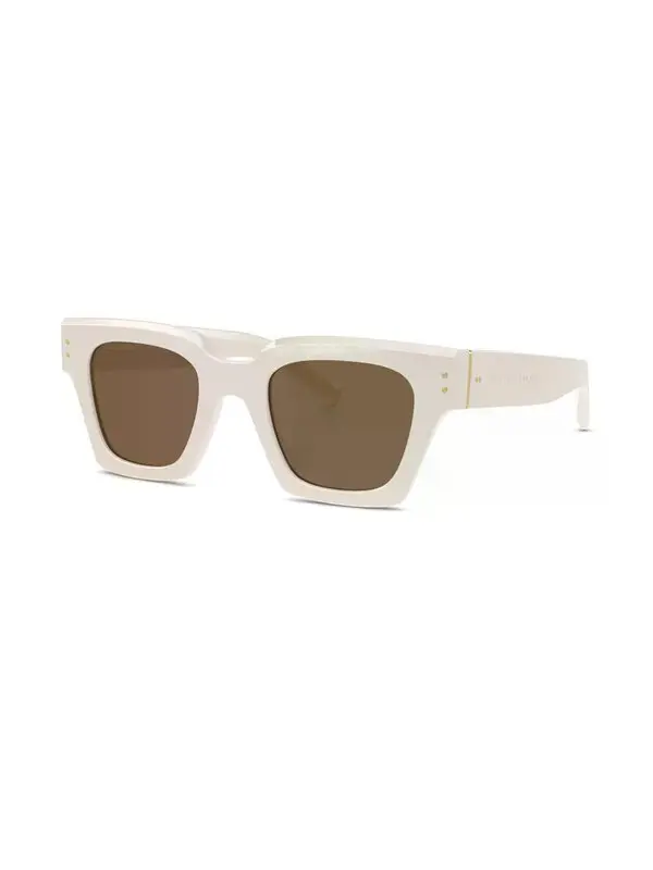Dolce & Gabbana Logo-print Sunglasses - Neutrals