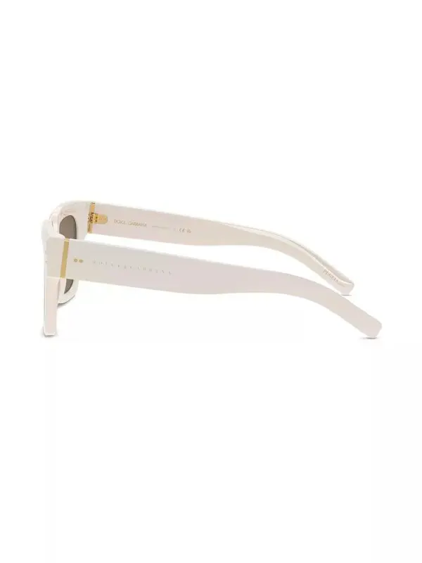 Dolce & Gabbana Logo-print Square Frame Sunglasses