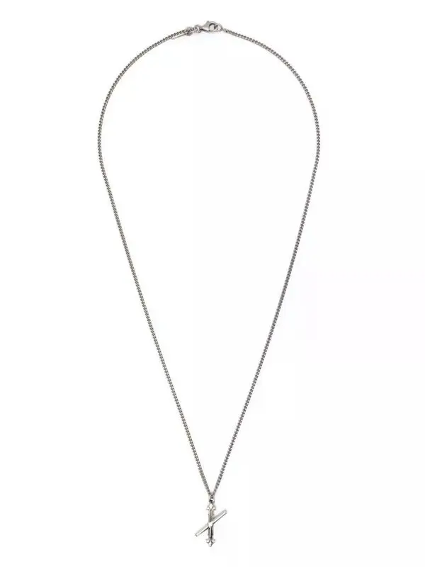 Emanuele Bicocchi Alphabet Pendant Necklace