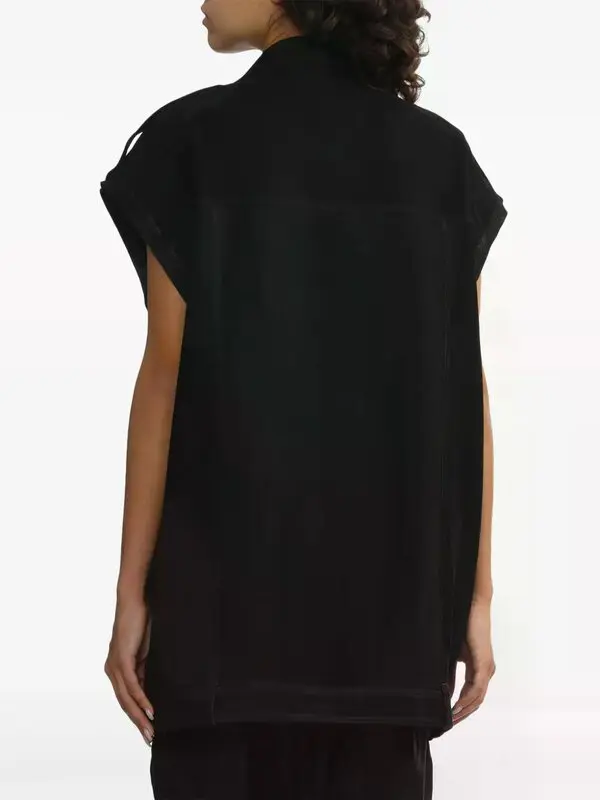 Rick Owens Leather Biker Vest