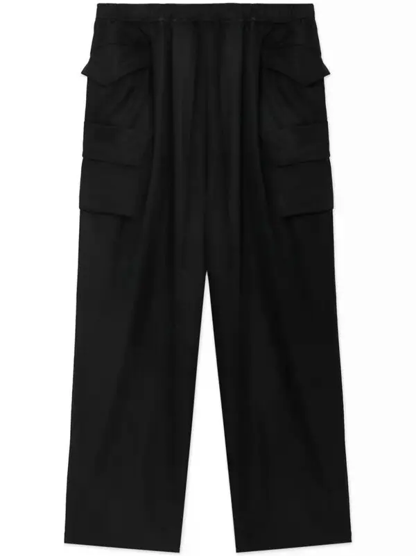 JULIUS Drop-crotch Drawstring Cargo Trousers