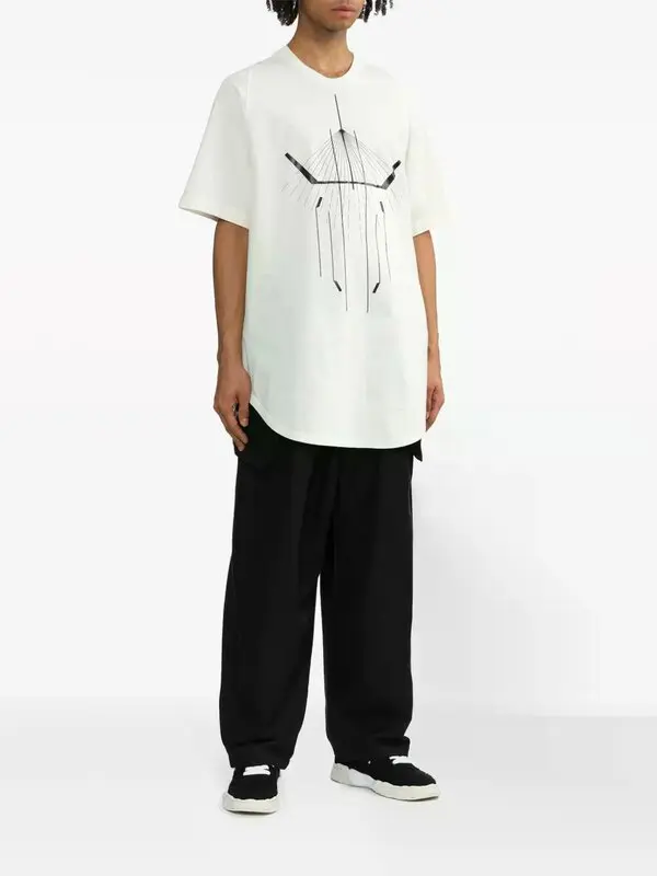 JULIUS Drop-crotch Drawstring Cargo Trousers