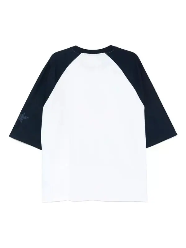 FIVE CM Embroidered T-shirt - Blue