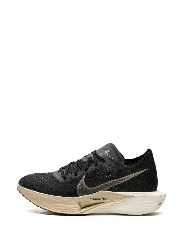 Nike Zoomx Vaporfly Next% 3 Metallic Gold Sneakers - Black