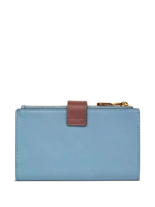 Etro Pegaso-motif Leather Wallet - Blue