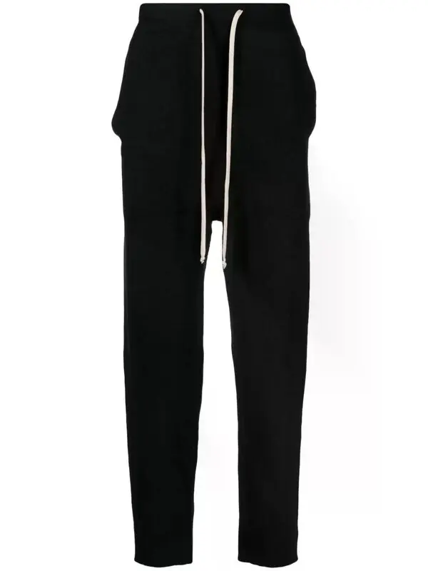 Rick Owens Drawstring-waist Cashmere Trousers