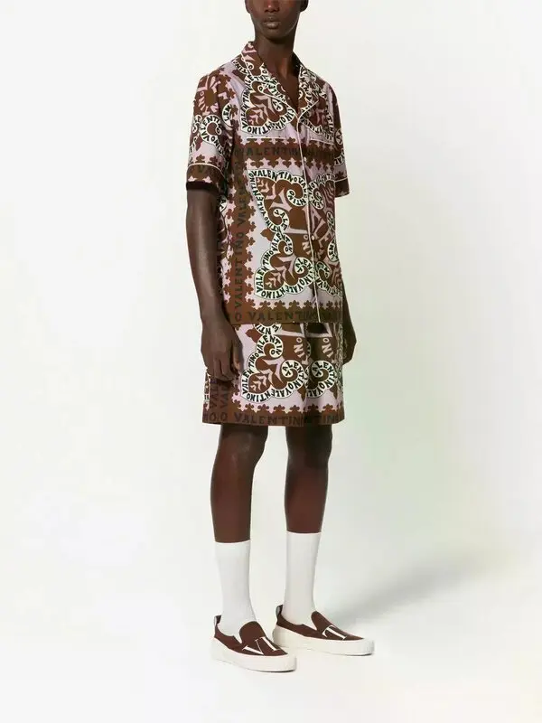 Valentino Garavani Short-sleeve Cotton Shirt