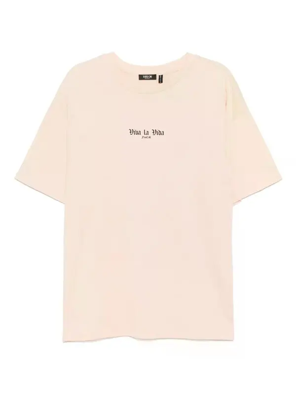 FIVE CM Graphic-print T-shirt - Orange