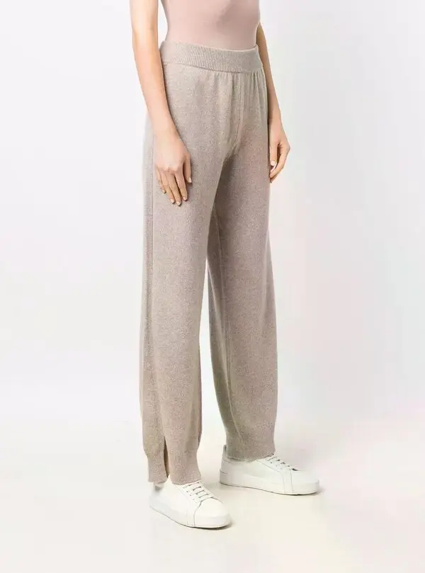 BARRIE Tapered-leg Cashmere Trousers