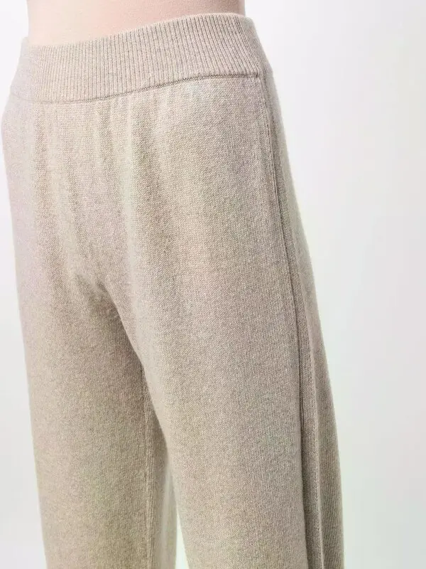BARRIE Tapered-leg Cashmere Trousers