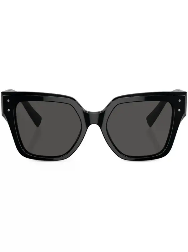 Dolce & Gabbana Transparent Square-frame Sunglasses - Black