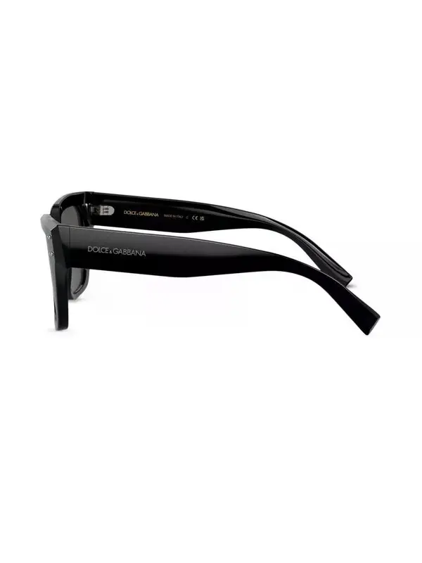 Dolce & Gabbana Transparent Square-frame Sunglasses - Black