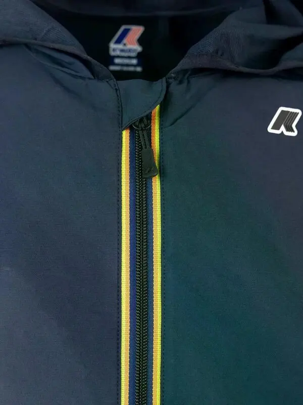 K-WAY Sia Hooded Zip-up Jacket - Blue