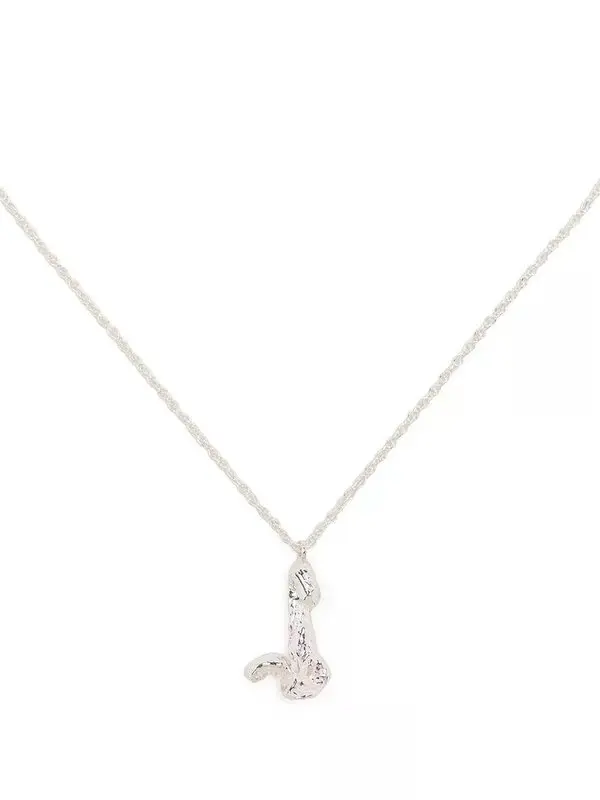 LOVENESS LEE J Alphabet Pendant Necklace - Silver