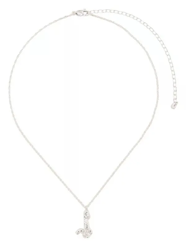 LOVENESS LEE J Alphabet Pendant Necklace - Silver