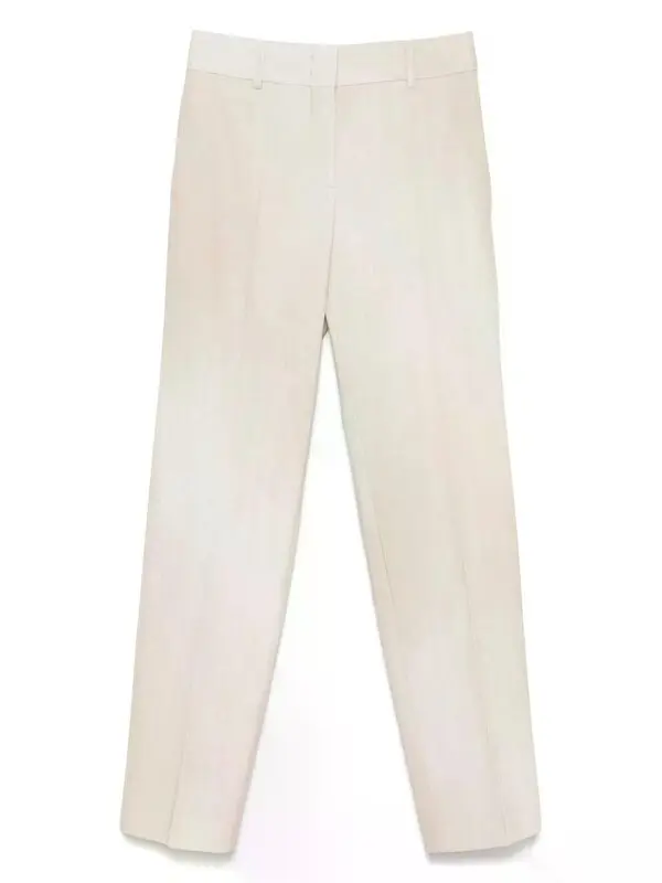 Ermanno Scervino Pressed-crease Trousers - Neutrals