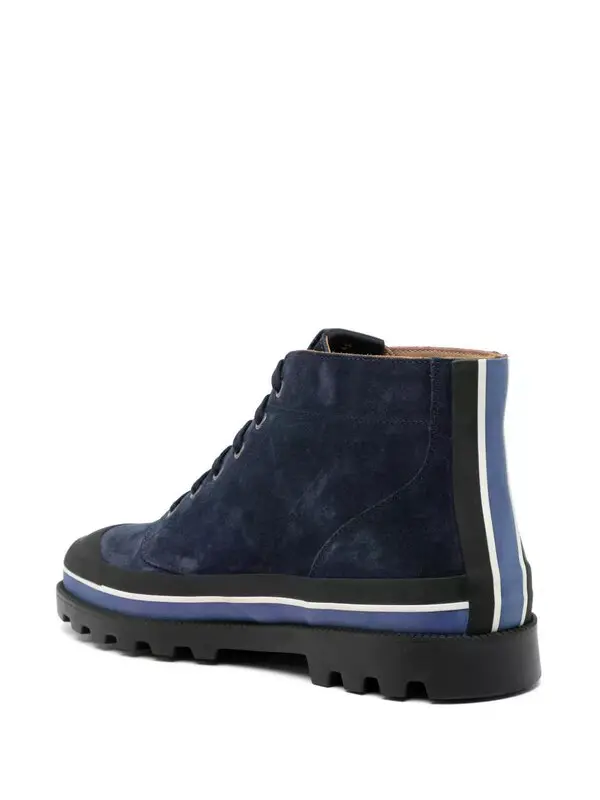 Valentino Garavani Round Toe Lace-up Boots