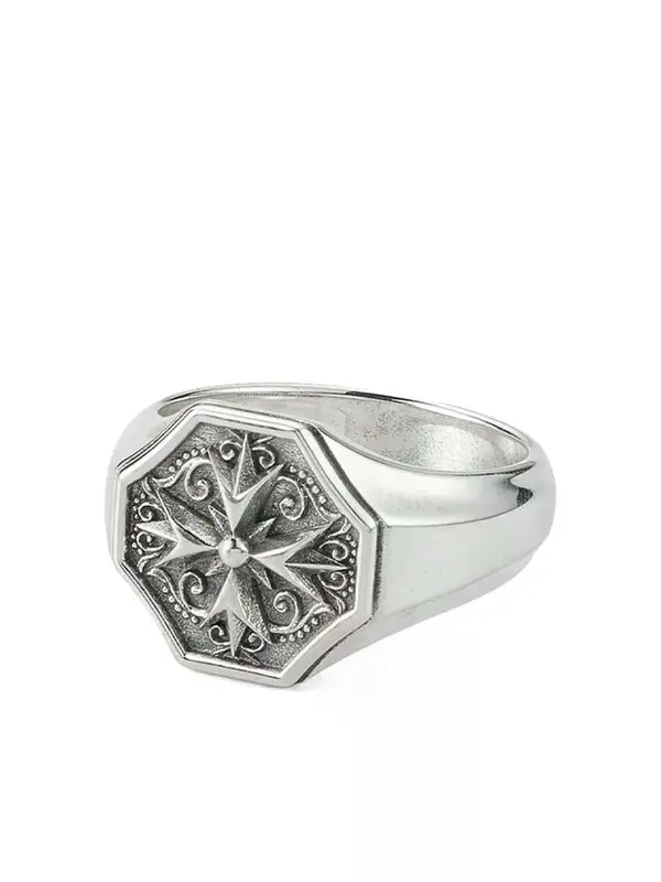 Emanuele Bicocchi Logo-crest Signet Ring
