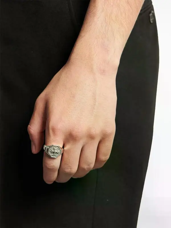 Emanuele Bicocchi Logo-crest Signet Ring