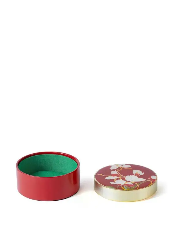 Shanghai Tang Ginger Flower Enamel Box