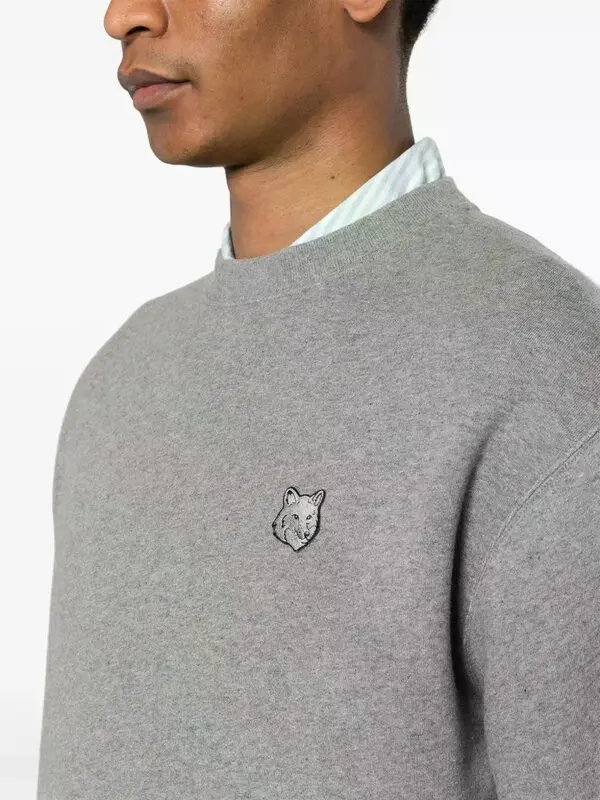 Maison Kitsuné Bold Fox Head Cotton Sweatshirt