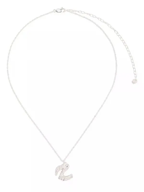 LOVENESS LEE Alphabet Pendant Necklace - Silver