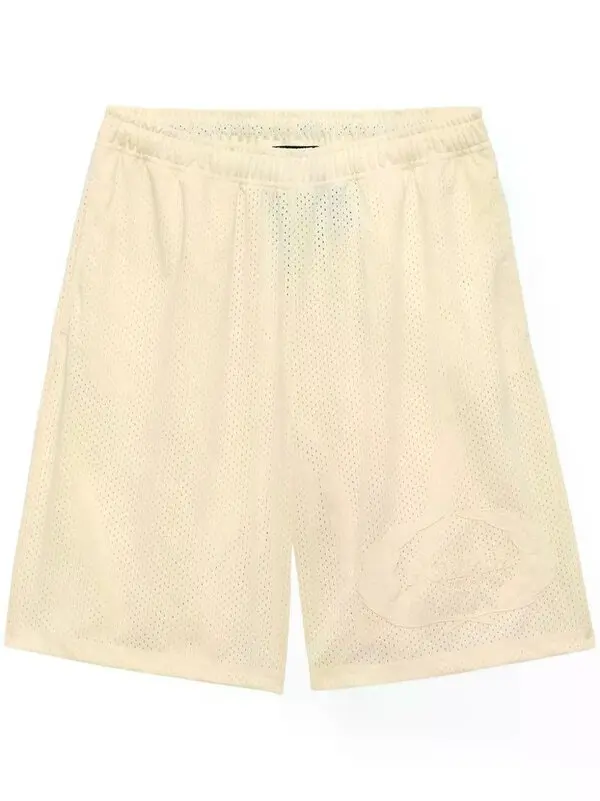 PURPLE BRAND Crest Mesh Track Shorts - Neutrals