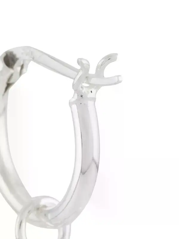 TRUE ROCKS Sterling Shark Tooth Single Earring - Silver