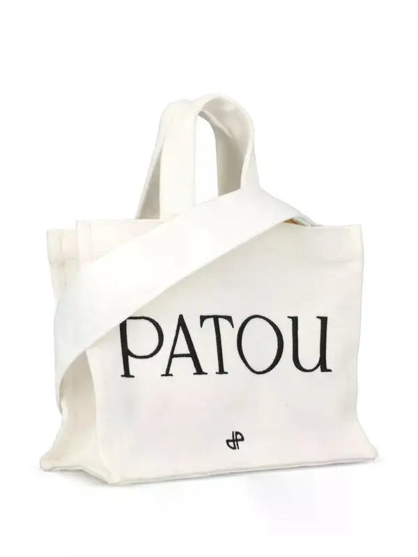 PATOU Canvas Tote Bag - Neutrals