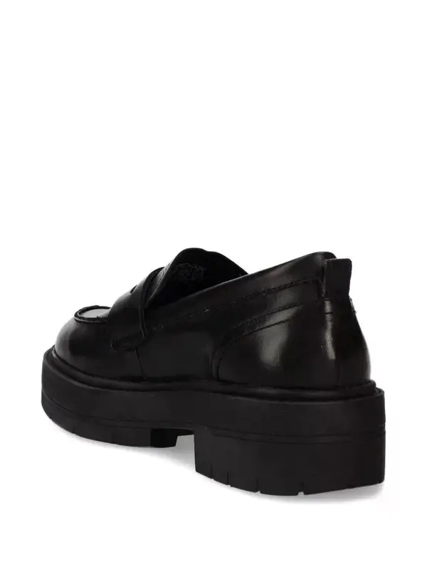 Geox Chunky Sole Loafers With Strap Detail