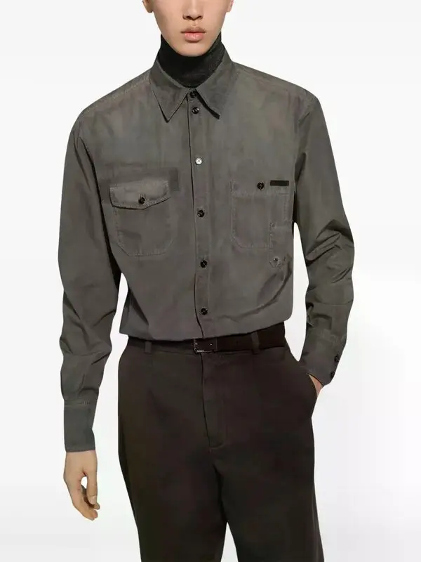 Dolce & Gabbana Logo-appliqué Shirt